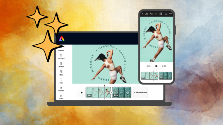 Adobe Express Animation: Ferramenta Grátis com IA Similar ao Canva